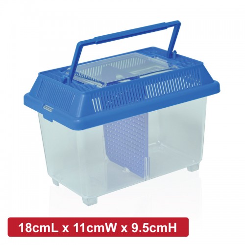 CSL - FIGHTING FISH TANK 18cmLx11cmWx9.5cmH 180mm 24pcs/outer - A-343