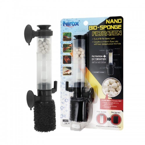 CSL - NIROX NANO BIO-SPONGE FILTER 14cmL 1pc/card - AF-993