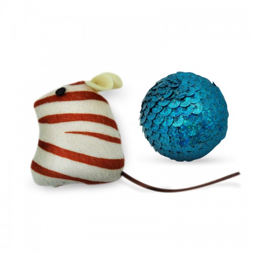 CSL - COCO 2 MICE w/2 BALL 7cm/4cm x4 125cards/outer - CA-455